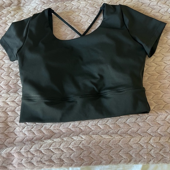 Altar'd State | Tops | As Revival Black Athletic Workout Top | Poshmark